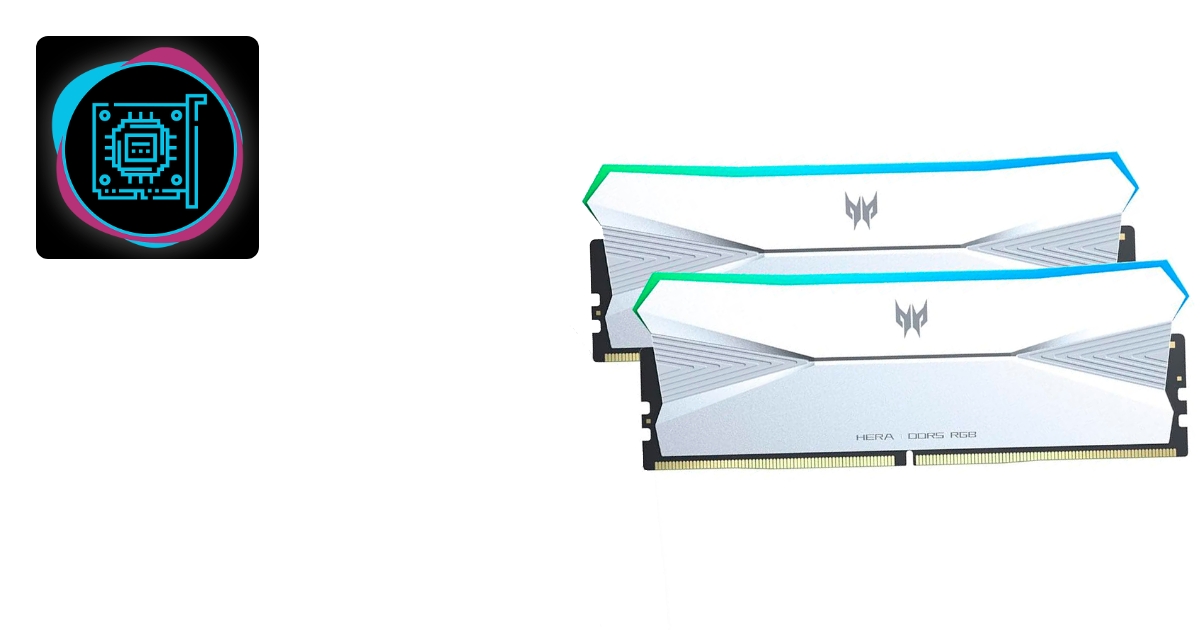 Memoria RAM Predator Hera Silver RGB DDR5 6400MT/s